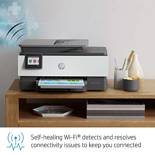HP OfficeJet Pro 8035e Wireless Color All-in-One Printer (Basalt) with up to 12 Months Instant Ink (Renewed Premium)