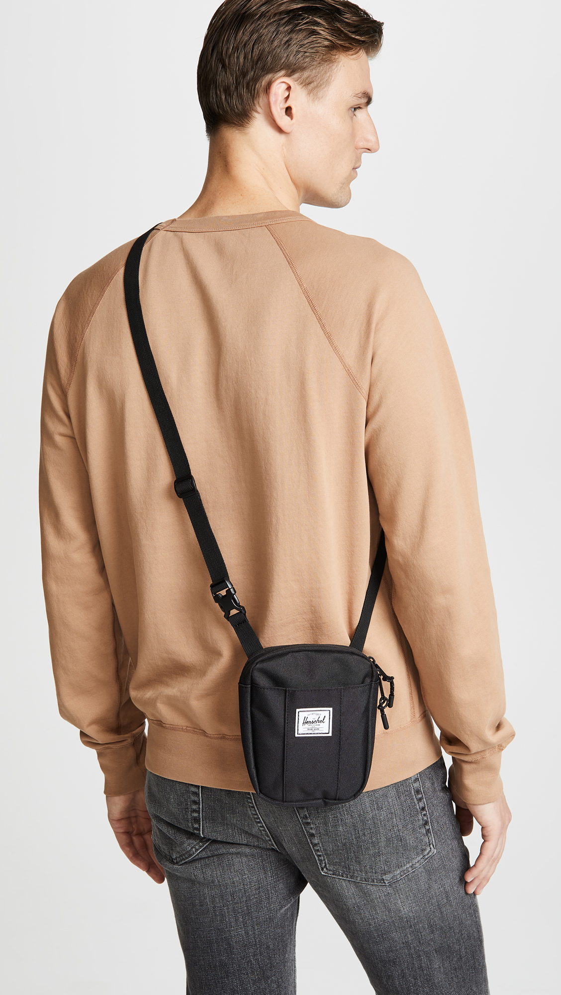 Herschel Cruz Cross Body Bag, Black, 0.5L
