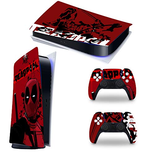 Hero Troll PS5 Digital Edition Whole Body Vinyl Skin Sticker Decal Cover for Playstation 5 Digital Edition System Console and Controllers
