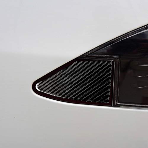 TFNBNG Carbon Fiber Decoration Trim for Electric Car Charging Port Fit for Tesla Model S