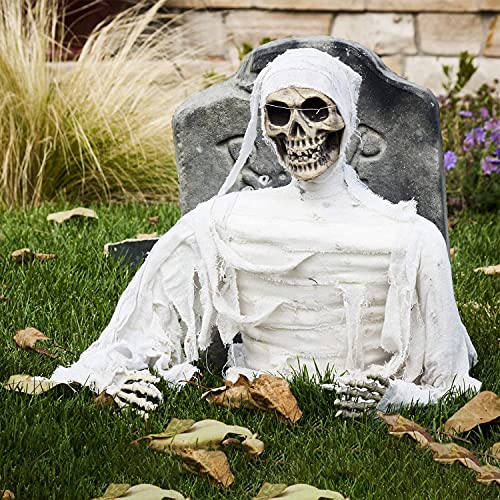 White Creepy Cloth, 79 x 79 inch Spooky Gauze, Scary Halloween Decorations for Haunted Houses Party Supplies
