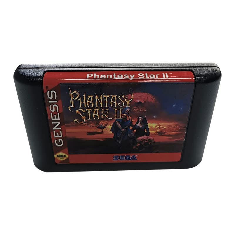 Phantasy Star II Video Game Card for S-e-g-a Megadrive Geneis Game Cartridge