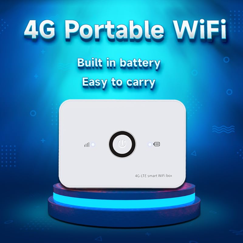 HOSAYA MF906 4G LTE WiFi Modem with Built-in Battery Portable 4G Router with SIM Card Slot High Speed Portable Travel Hotspot Mini Router Unlocked 4G mifiā¦