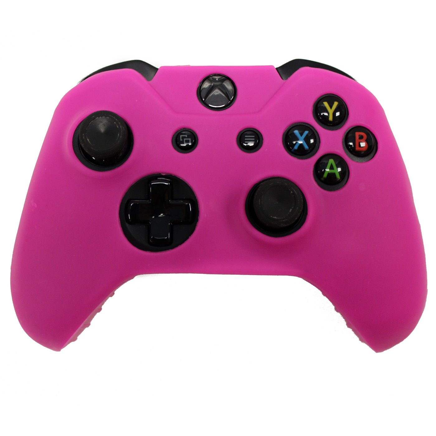 HDE Controller Protective Case for Xbox One Controllers - 4 Pack Soft Anti-Slip Silicone Controller Cover Skins (Blue, Red, Purple, Pink)