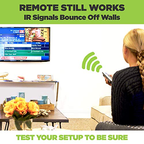 HIDEit Mounts Uni-LS Mount - Patented in 2015, Made in USA - Steel Adjustable Large and Slim Wall Mount. Hide Your Cable TV Box, Satellite Receivers, DVRs, Security NVRs and Other A/V Equipment