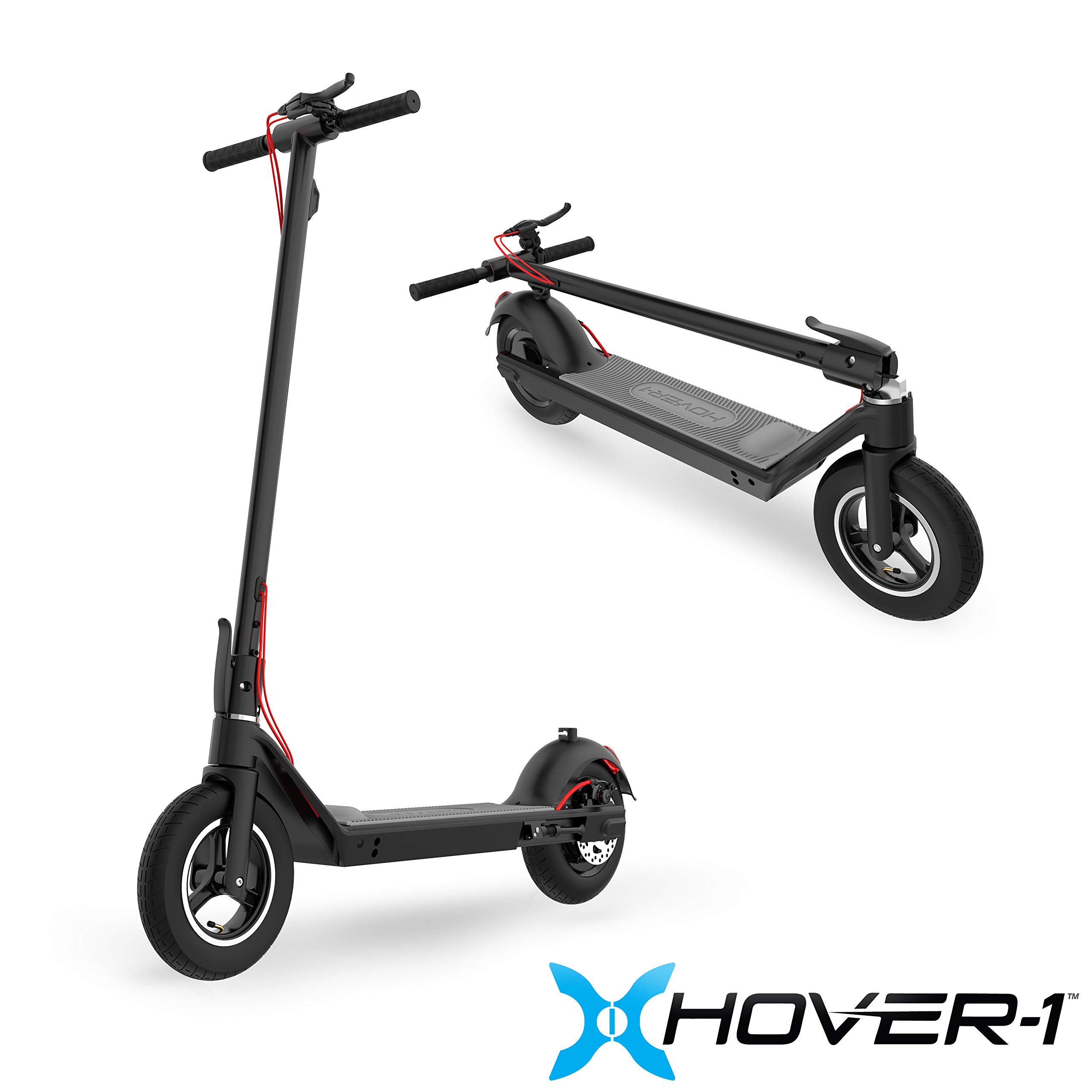 Hover-1 Engine Electric Scooter | 21.7MPH, 5HR Charge, 11 Mile Range, Battery Life Indicator, High Grip Tires, 220LB Max Weight, Cert. & Tested - Safe for Teens & Adults