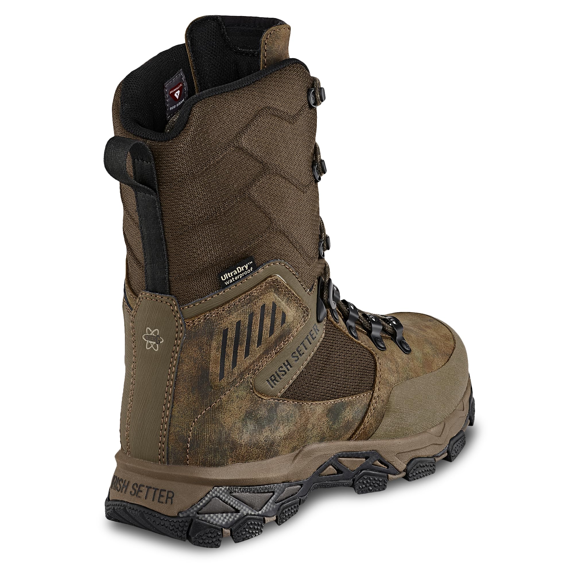 Irish Setter, Pinnacle, Women’s, 10", Waterproof, Insulated 800g, Hunting Boot, Earth Field Camo, 8 D (Wide)
