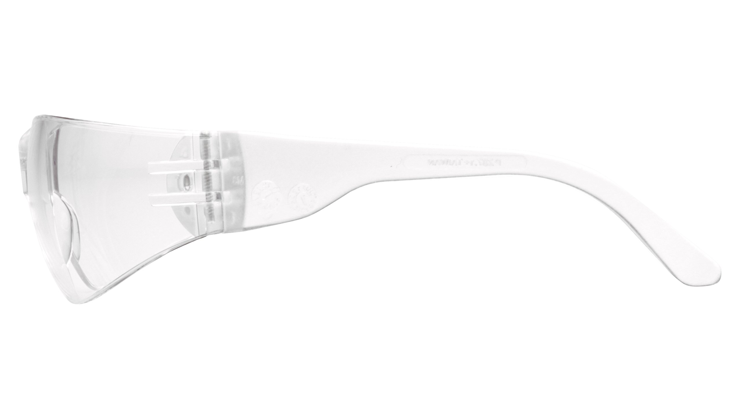 Pyramex Safety Mini Intruder Safety Eyewear, Clear Frame / Clear-Hardcoated Anti-Fog Lens