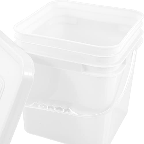 Zerodeko Cereal Container Laundry Container Washing Powder Bucket Laundry Powder Pods Storage Bin Box Fabric Softener Dispenser for Liquid Shampoo Laundry Room Rice Container