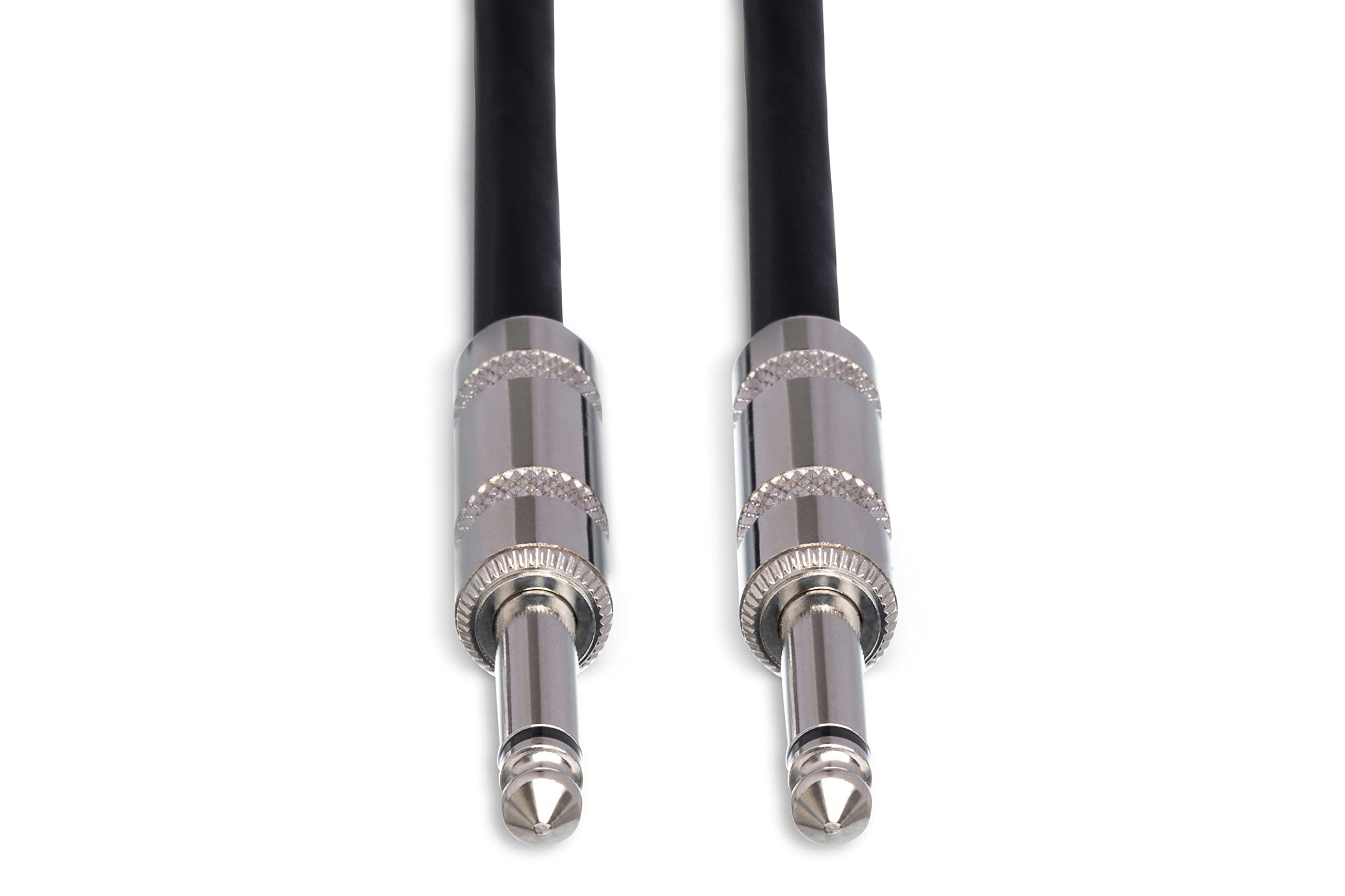 Hosa SKJ-610 1/4" TS to 1/4" TS Speaker Cable, 10 Feet, Black
