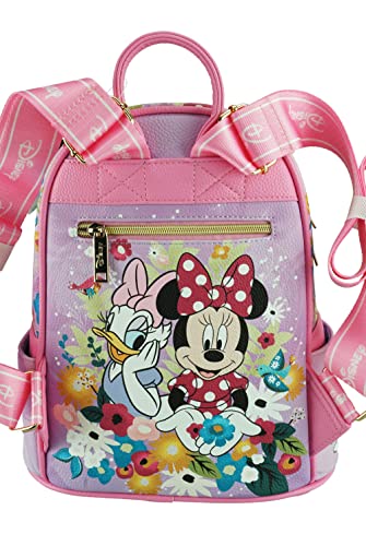 Wondapop Disney Daisy Duck 11" Vegan Leather Fashion Mini Backpack