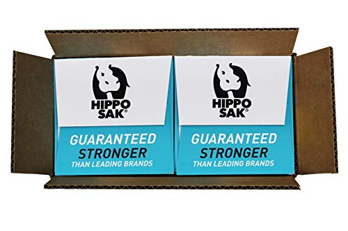 Hippo Sak Scented Handle Trash Bag, 13 gallon Tall Kitchen, Fresh Breeze Scent … (80 Count)