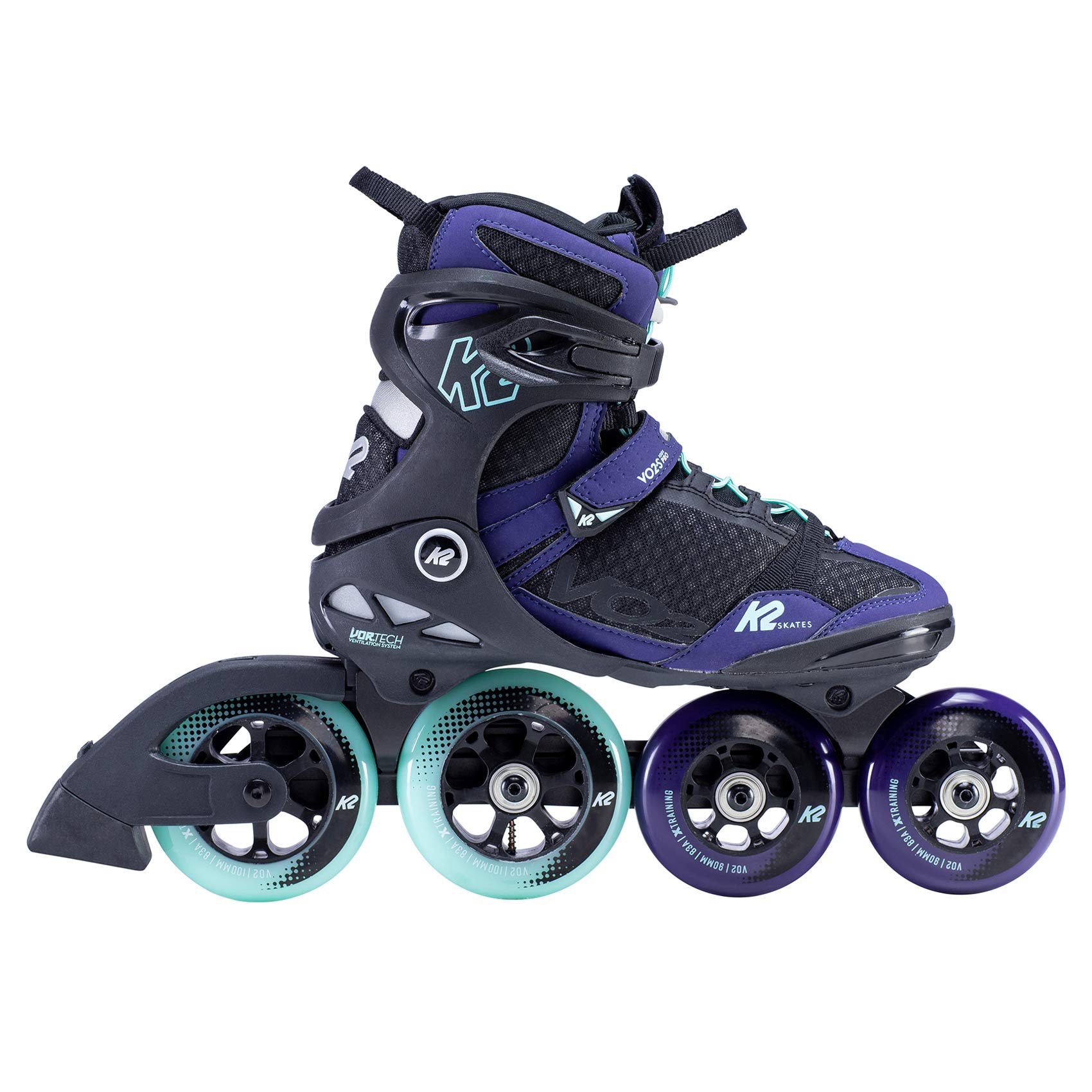 K2 Skate VO2 S 100, Purple_Teal, 10 (I210201601)