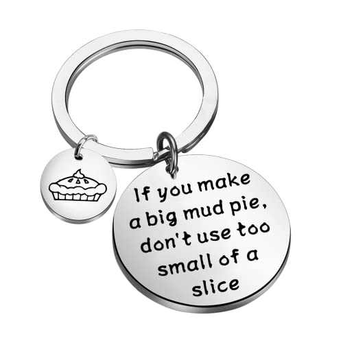 ITYSL Inspired Keychain Netflix Show Gift Comedy Lover Gift TV Show Fans Gift (make a big mud pie)