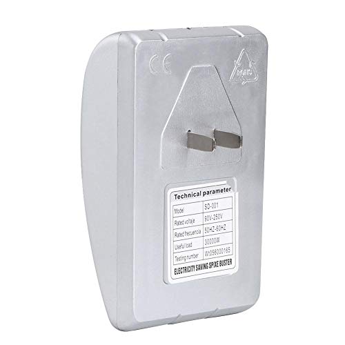 Qioni Electric Power Saver Device, 90V-250V 30KW Intelligent Electricity Saving Box, Energy Electricity Saving Power Box for Household Office, Work Continuously & Stabilize Voltage