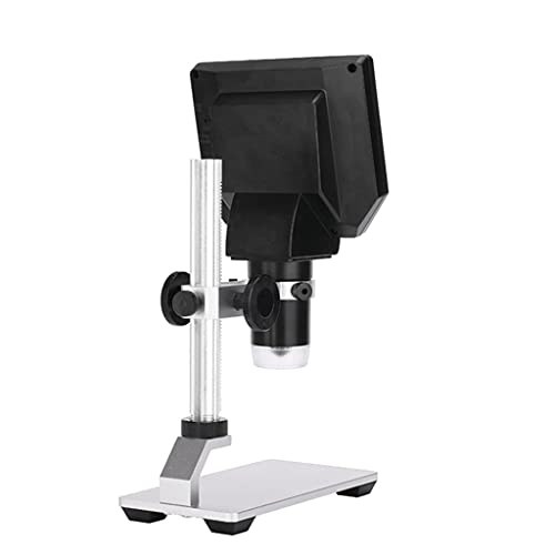 XDCHLK Electronic USB Microscope 1-1000X Digital Soldering Video Microscopes 4.3" LCD Magnifying Camera Metal Stand Magnifier