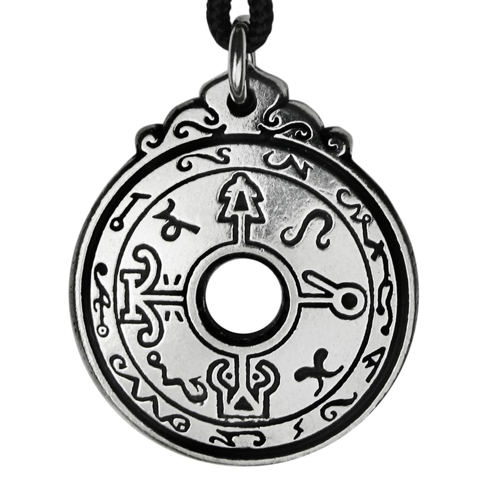 Healers Talisman Pendant Black Pullet Necklace Amulet