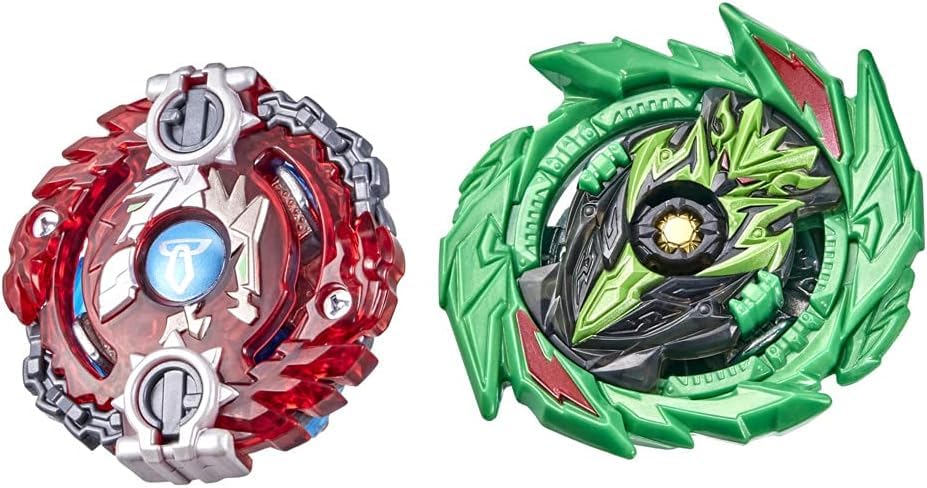 Hasbro Beyblade Burst Surge Speed Storm Twin Pack Origin Achilles A6 and Tyros T6