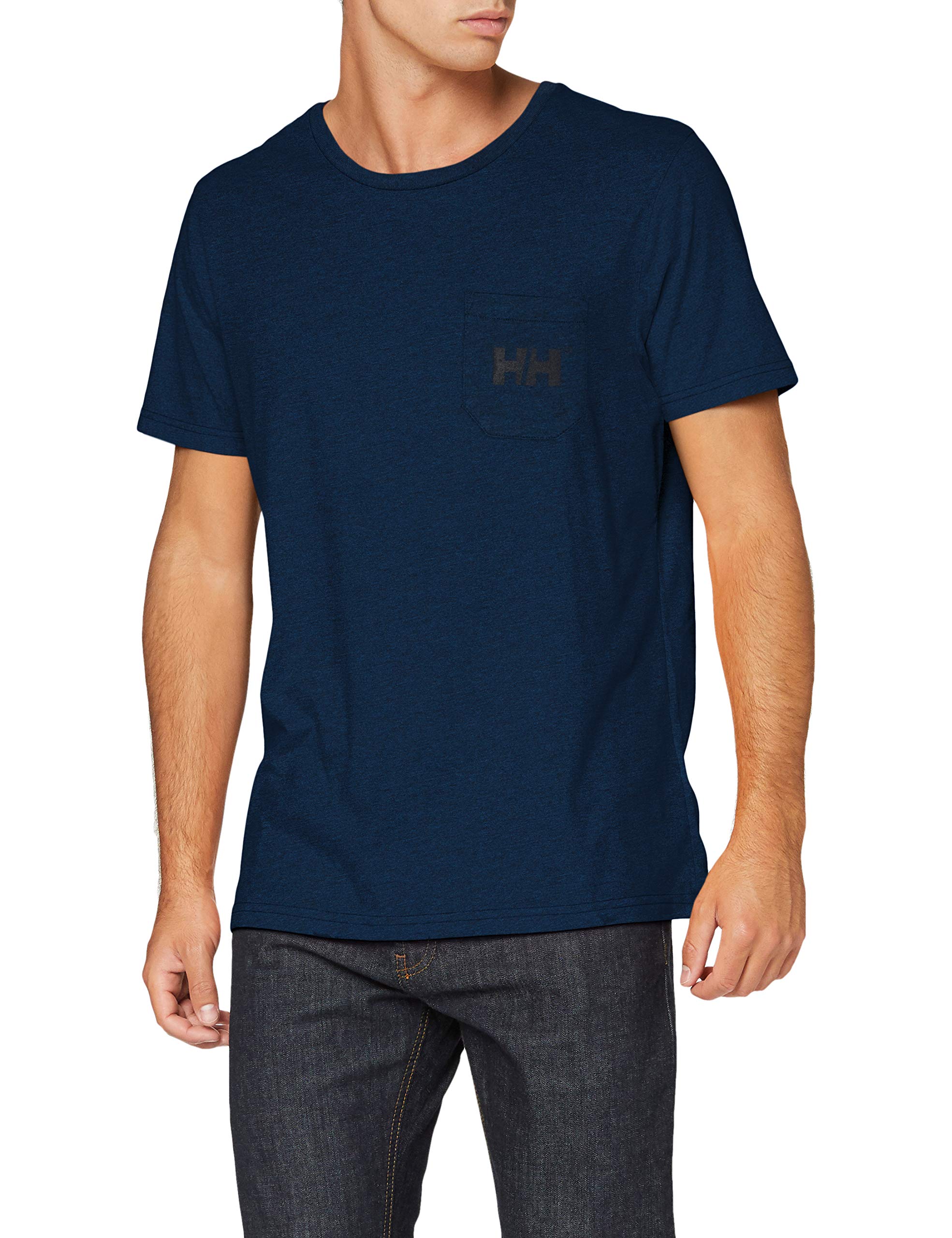 Helly Hansen Men's Fjord T-Shirt, 592 Navy Sailboat, Medium