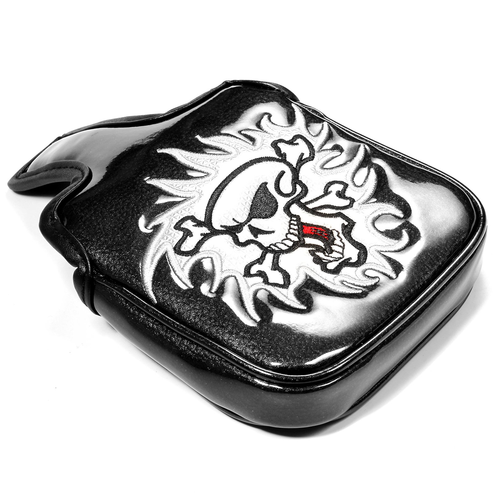 Heel Shaft Golf Square Mallet Putter Cover Headcover Dont FIT Stainless Putter Club Protector for High MOI Large Taylormade Scotty Cameron 6M DB (Black)