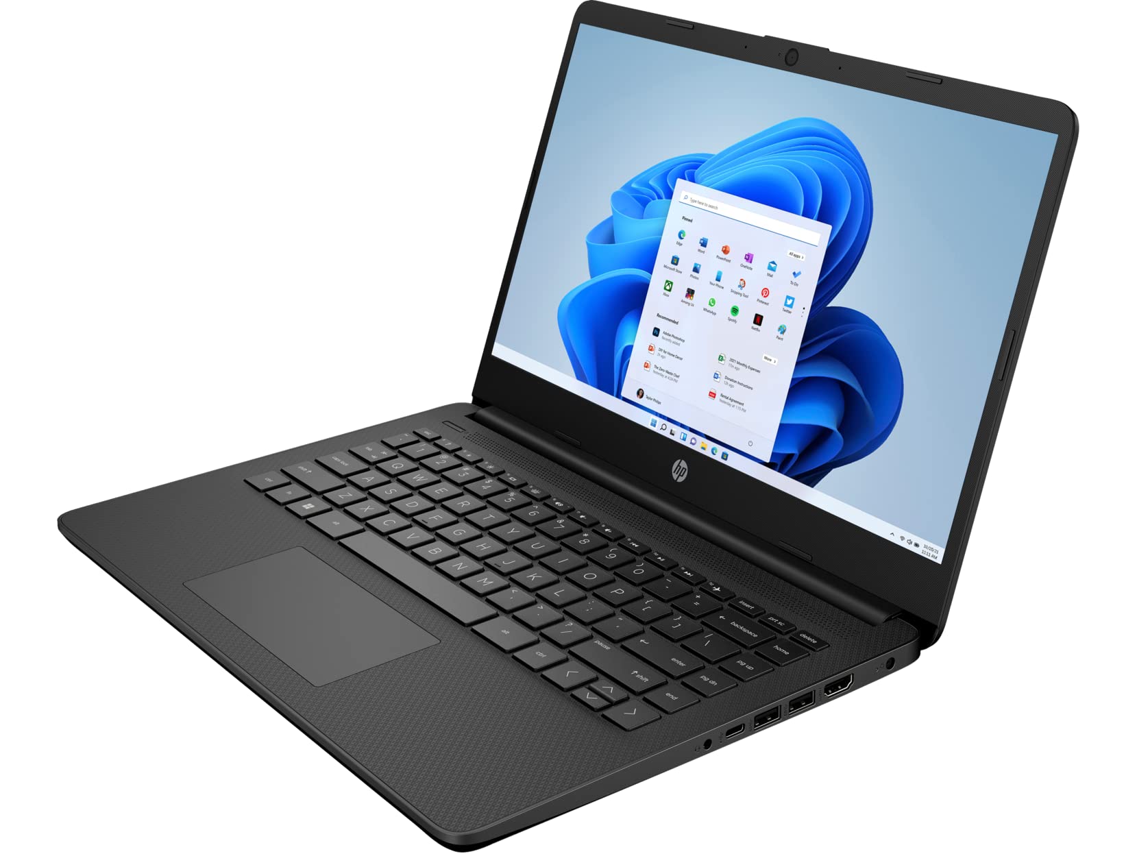 HP 2023 14” HD Touchscreen Essential Laptop 8-Core AMD Ryzen 7 5700U AMD Radeon Graphics 16GB DDR4 512GB NVMe SSD USB-C WiFi AC BT Webcam HDMI Card Reader Windows 11 Home w/RE USB
