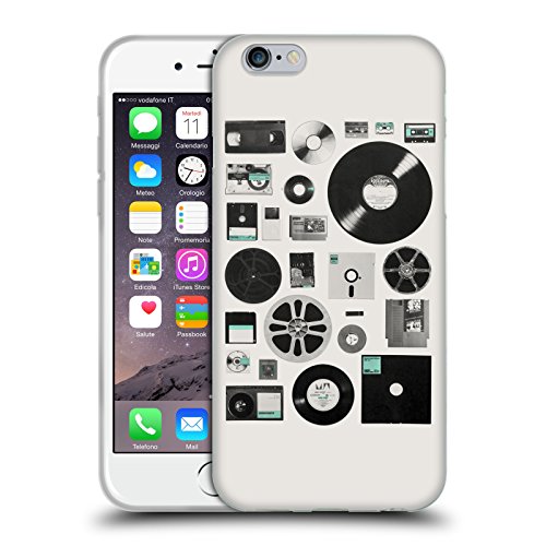 Head Case Designs Officially Licensed Florent Bodart Data Uni Music Soft Gel Case Compatible with Apple iPhone 6 / iPhone 6s