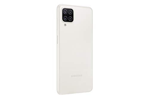 SAMSUNG Galaxy A12 64GB Dual SIM, GSM Unlocked, (CDMA Verizon/Sprint Not Supported) Smartphone International Version No Warranty (White)