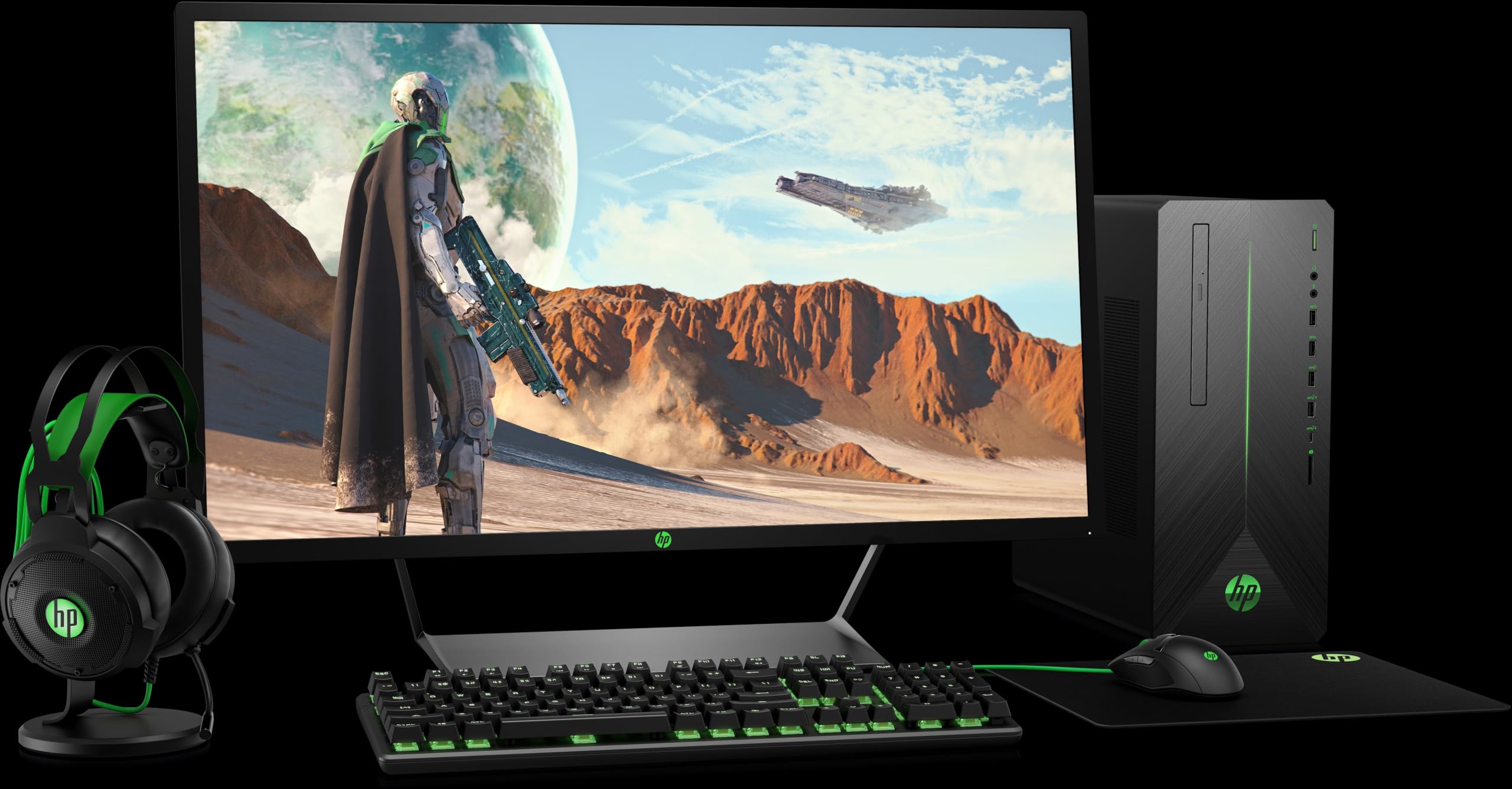 HP Pavilion Gaming Wired Mechanical Keyboard 800 with 4-Zone Backlit LED, Anti-Ghosting N-Key Rollover, Audio Control, and Red Mechanical Switches, (5JS06AA)