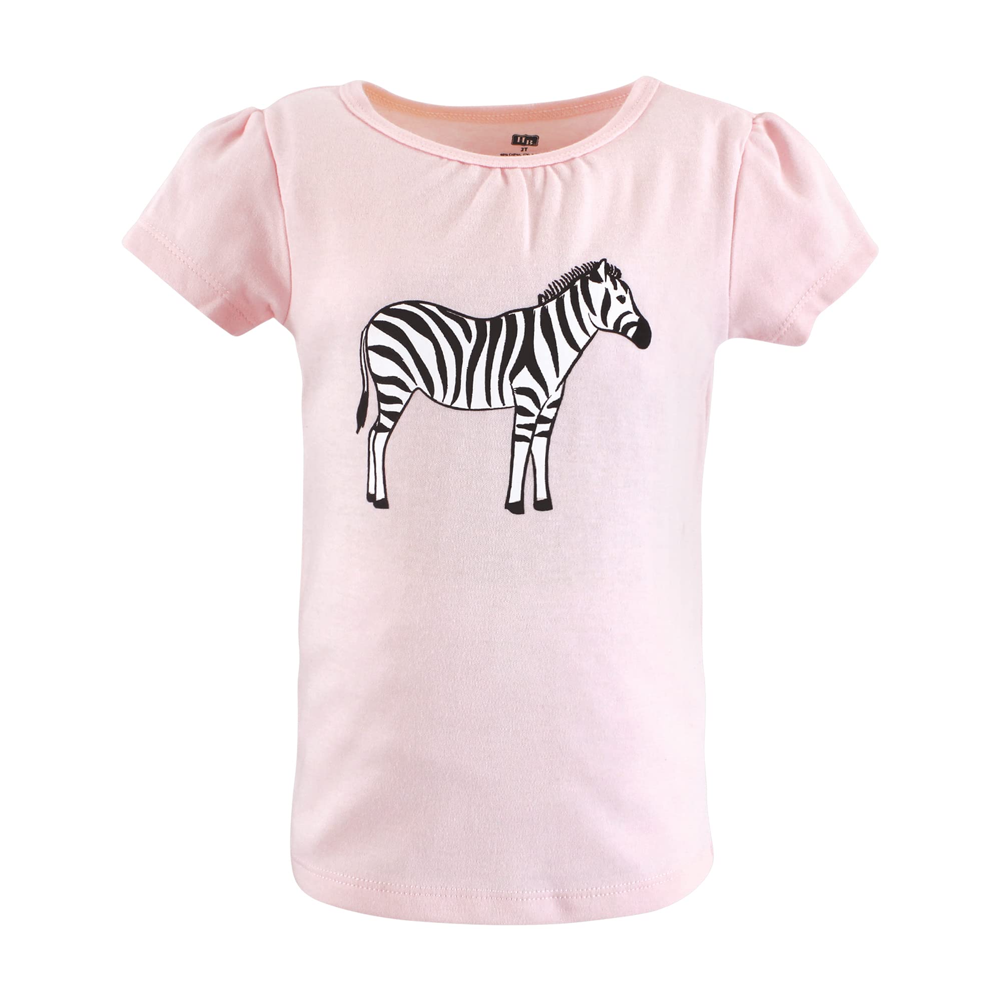 Hudson Baby Unisex Baby Short Sleeve T-Shirts, Leopard Mamas Mini, 6-12 Months