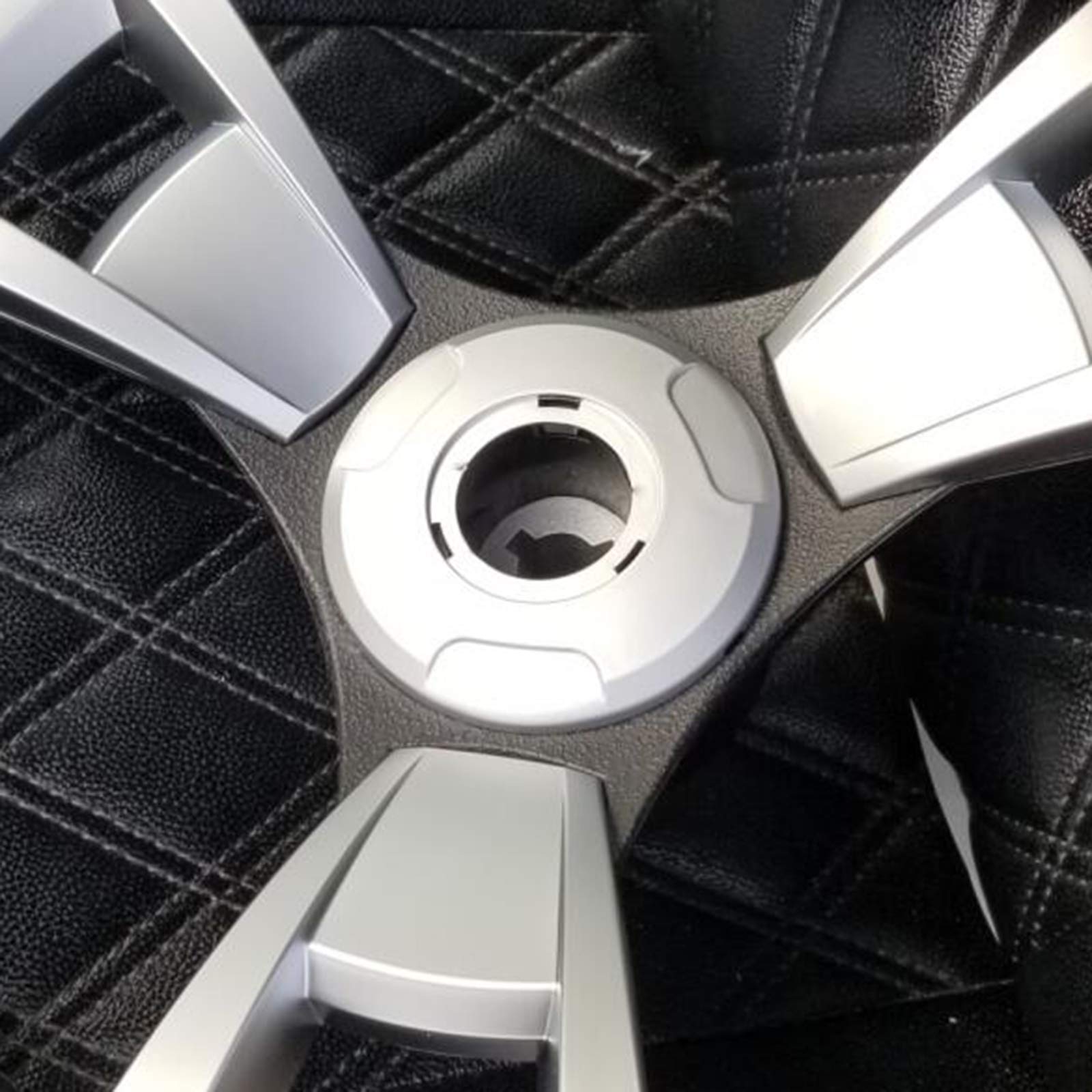 Homyl Stainless Steel 3 Polished Spoke Steering Wheel 350mm For Marine Boat