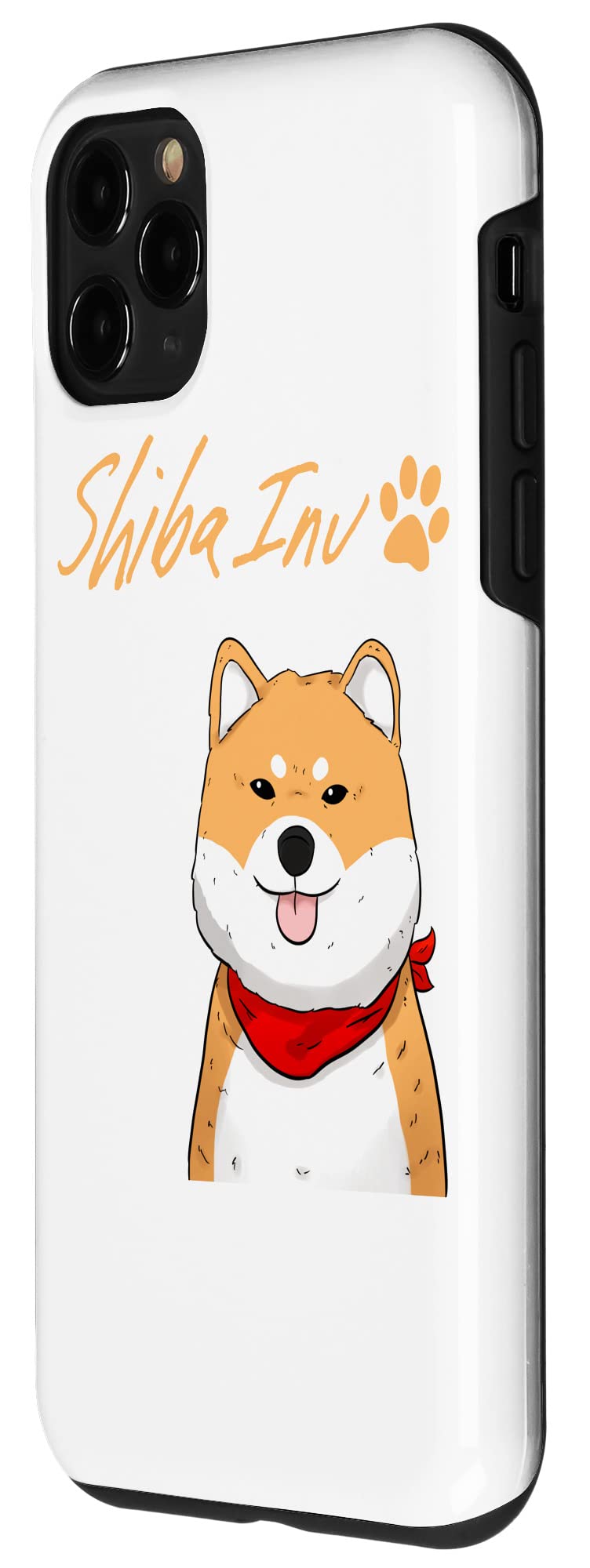 iPhone 11 Pro Funny Shiba Inu Uni Dog Red Scarf Paw Cheeky Japan Cute Case