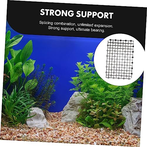 HEALEEP 2pcs Fish Tank Grid Plastic Tank Divider Egg Crate Grid Divider Fish Tank Isolate Board Fish Tank Filters 40 Gallon Plastic Dividers Convenient Gravel Filters Aquarium Filter Grid