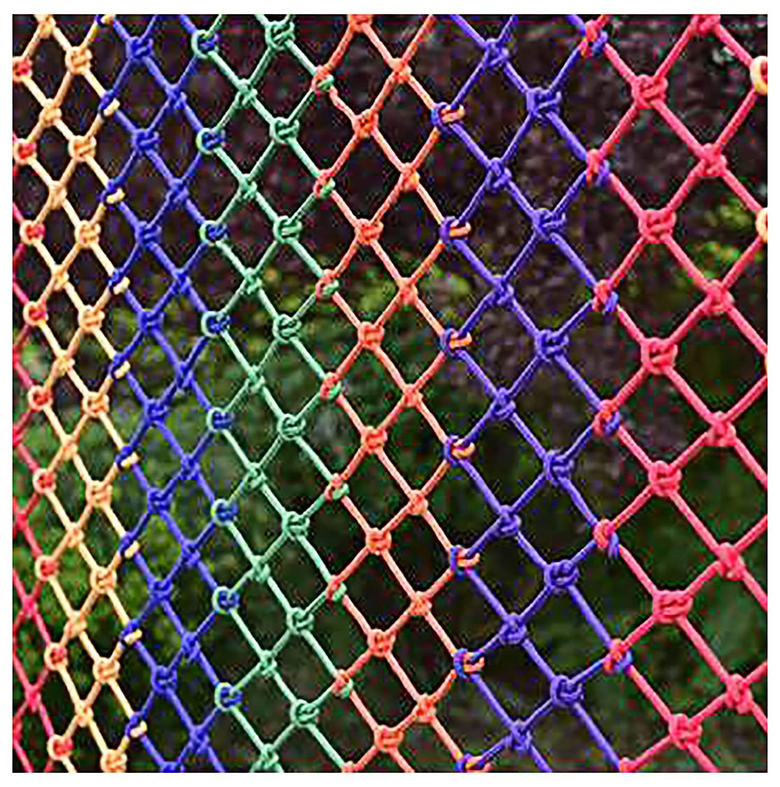 Reflexx RLT Protective net Child Safety Net Balcony Patios and Railing Stairs Netting Safe Rail Net for Kids Pet Toy Sturdy Mesh (6mm Thick*8cm Mesh Hole)(Size:1 * 2m(3 * 7ft))