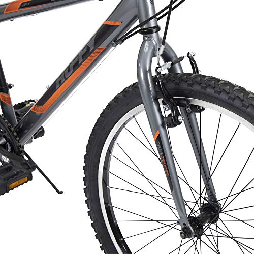 Huffy Mountain Bike Boys 24-inch Kids Bicycle , Gray