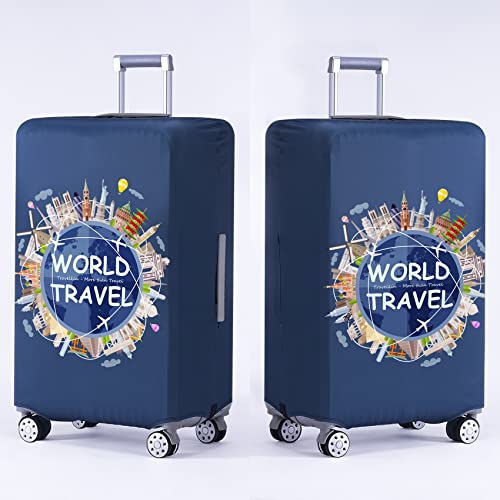 TRAVELKIN Luggage Covers For Suitcase Tsa Approved,Suitcase Cover Protector Fit 18-32 Inch Luggage