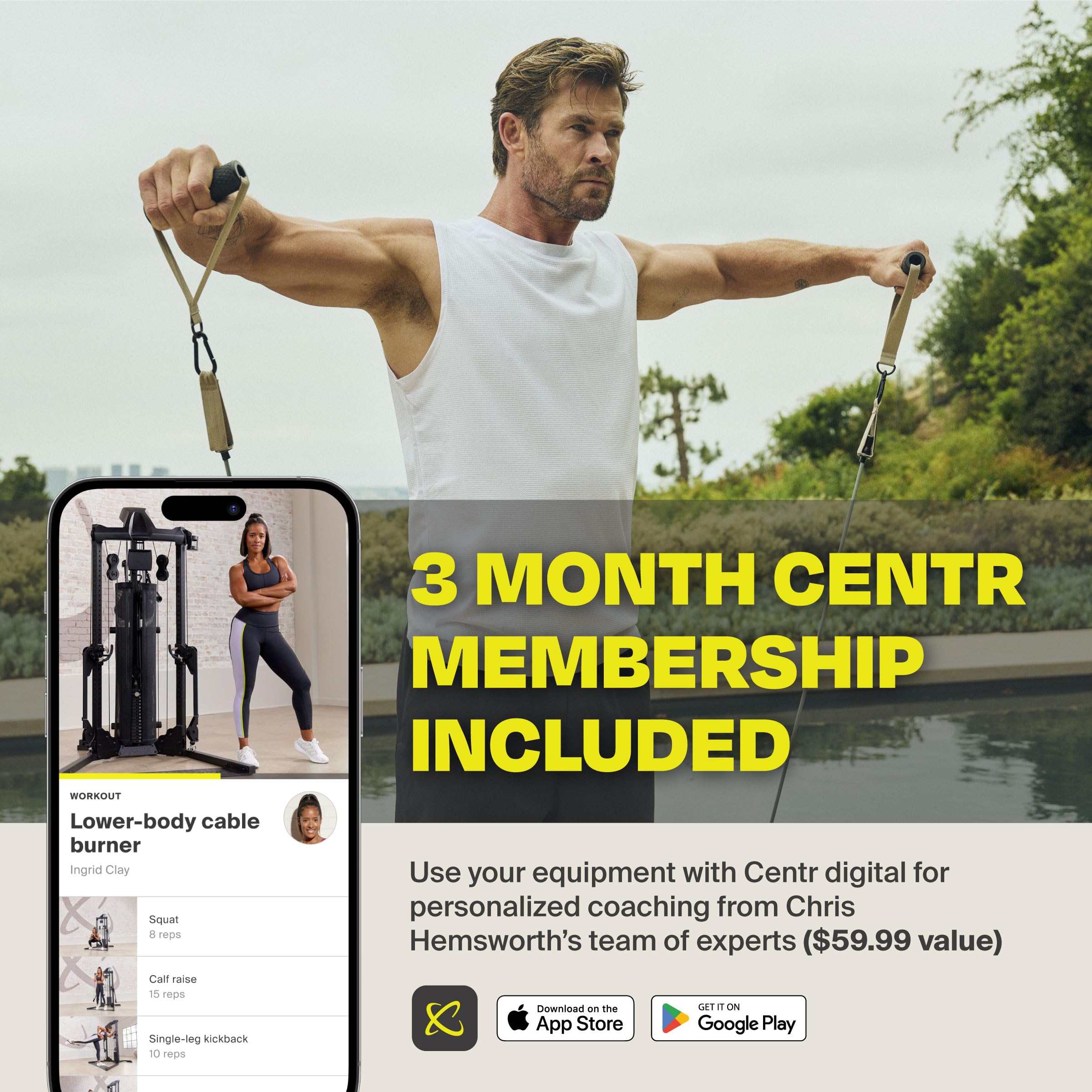 Home Gym Functional Trainer - Multifunctional Cable Machine Home Gym System - Workout Weight Machine for Strength Training - Full Body Compact Exercise & Fitness Equipment Set
