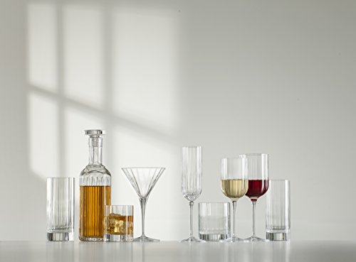 Luigi Bormioli Bach 8.25 oz Martini Glasses, 4 Count (Pack of 1), Clear
