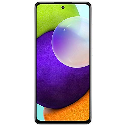 SAMSUNG Galaxy A52 (128GB, 8GB) 6.5" Dual SIM GSM Unlocked Global 4G Volte International Model - A525F/DS (Awesome White)