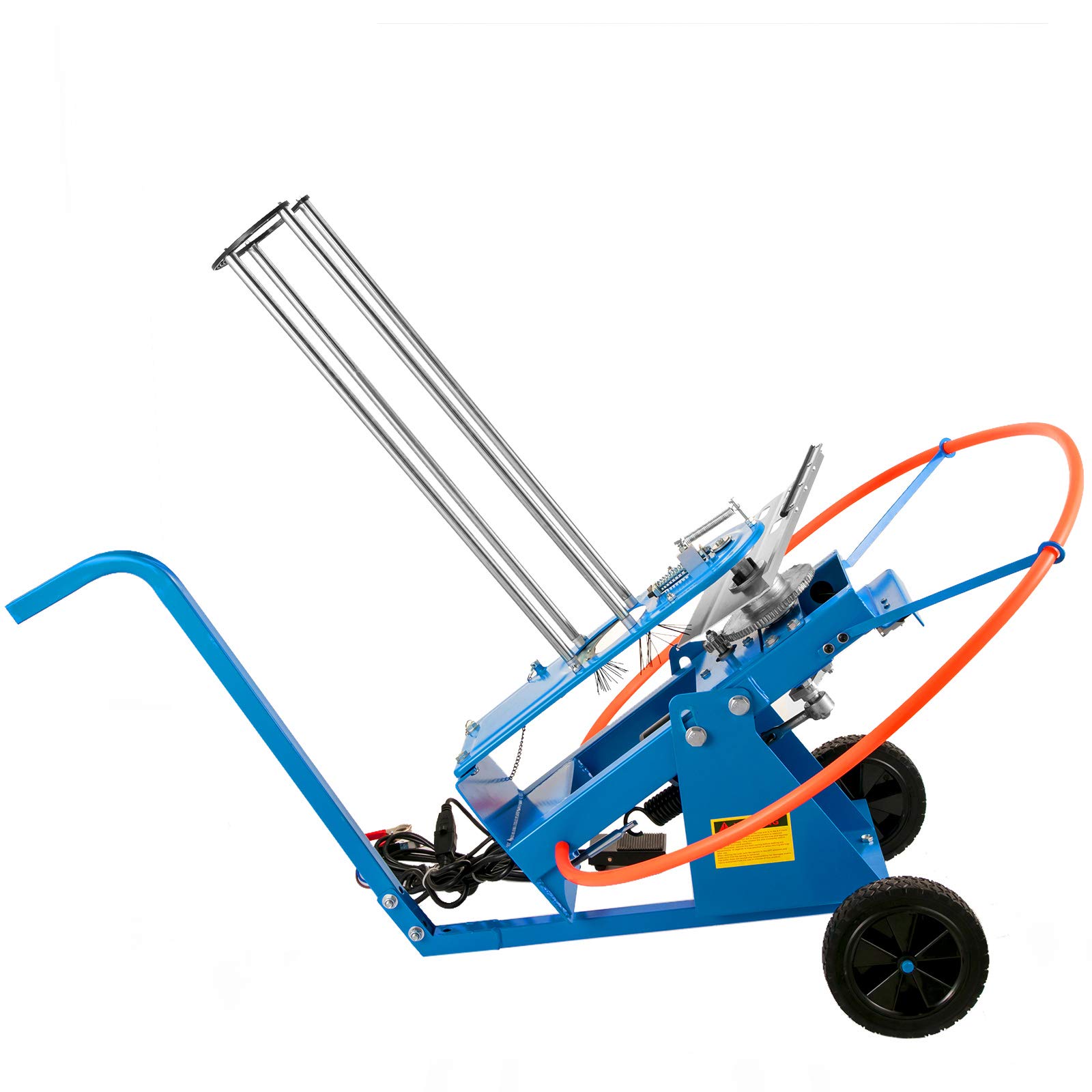 Happybuy Clay Pigeon Thrower 50 Clay Capacity Automatic Trap Machine Skeet Electronic Trap Thrower with Wheels