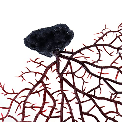 WDONAY Aquarium Coral Set Decoration, Simulation Coral Tree Decoration Resin Coral Tree (3 Models-S M L) Red 1 Pcs Each