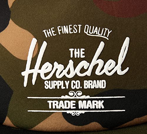 Herschel Men's Whaler Cap, Woodland Camo Deboss, One Size