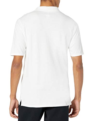 Hanes Mens Freshiq Polo Shirt, Men’s X-temp Moisture-wicking Performance, White, Large US