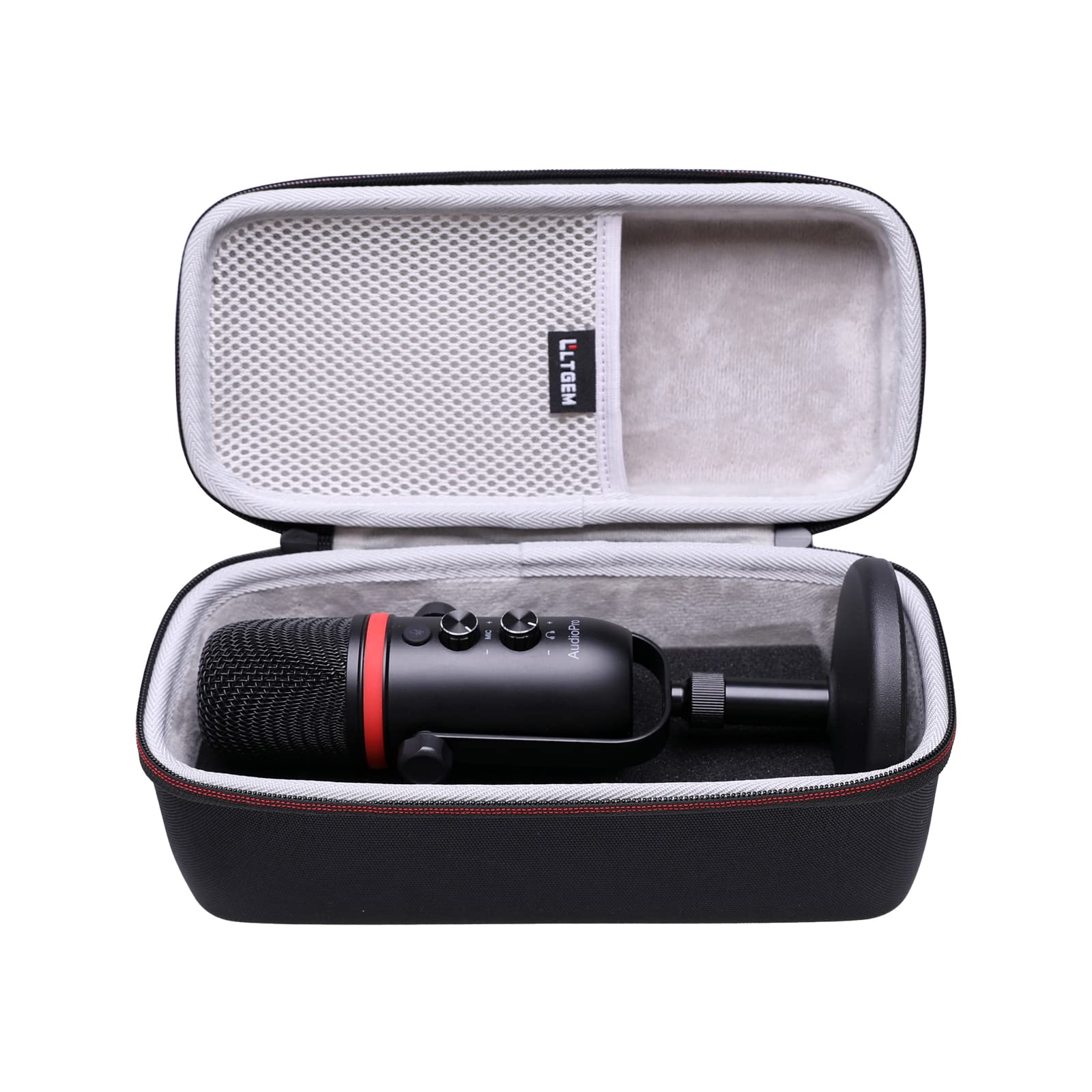 LTGEM Hard Case for ZealSound USB Microphone(Inside: 9.3"x3.5"x3.6"), Case Only