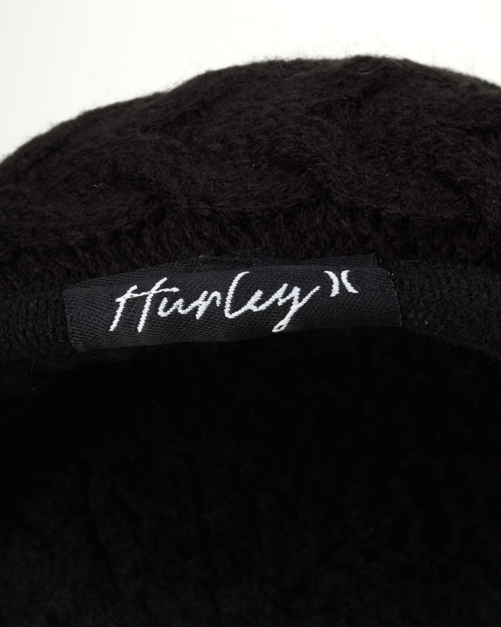 Hurley Women's Earmuffs - Behind-the-Head Packable Winter Ear Warmers, Size One Size, Black