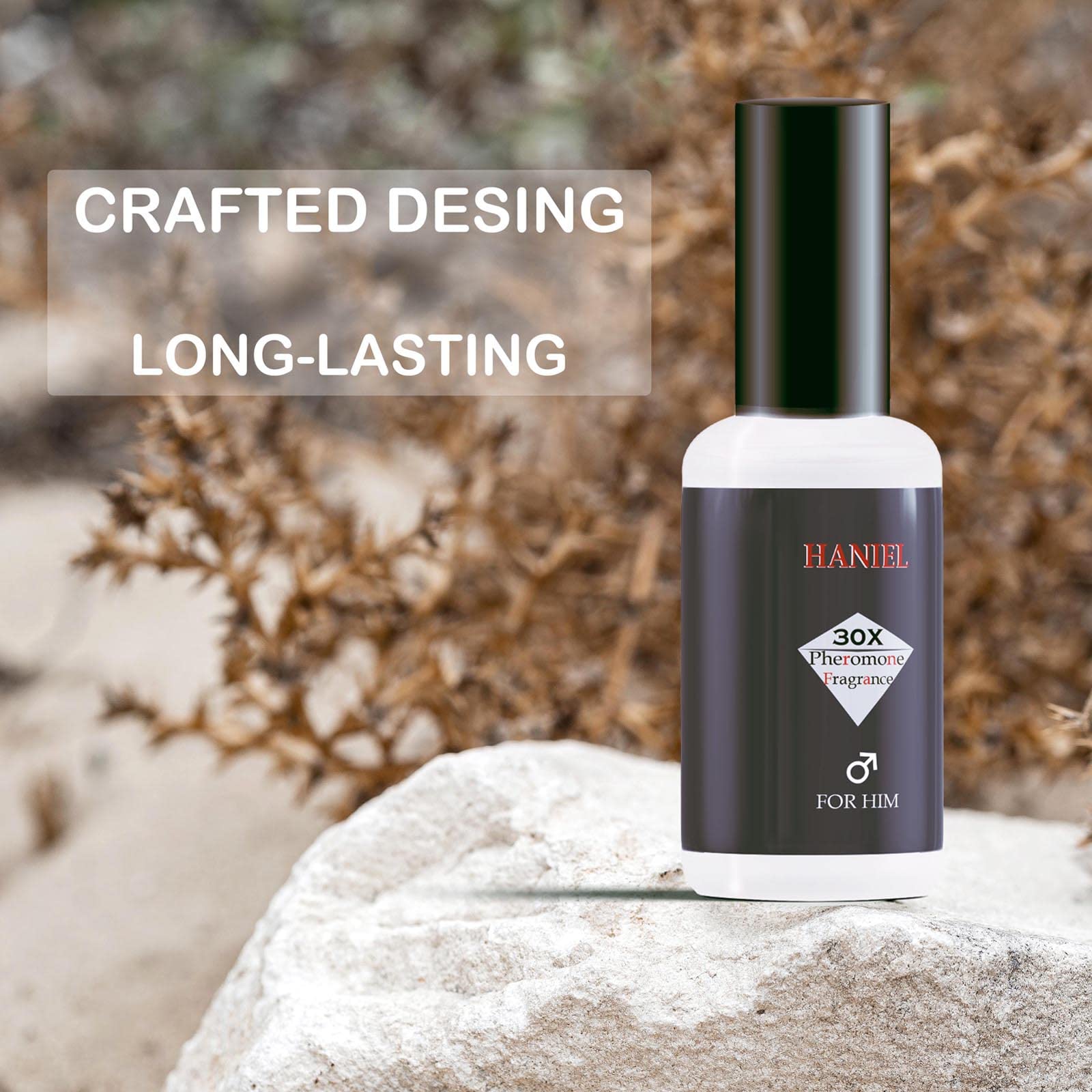 Haniel Woody Aromatic Mens Fragrances, Mens Cologne, Pheromone Cologne For Men, Feromonas Para Atraer Mujer, Natural Cologne for Men, Pheromone Perfume Oil,Attraction Formula