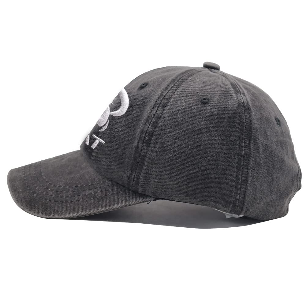 HHNLB Funny Goat Hat, Gifts for Goats Lovers, Adjustable Embroidered Washed Farm Animals Baseball Cap for Men Women