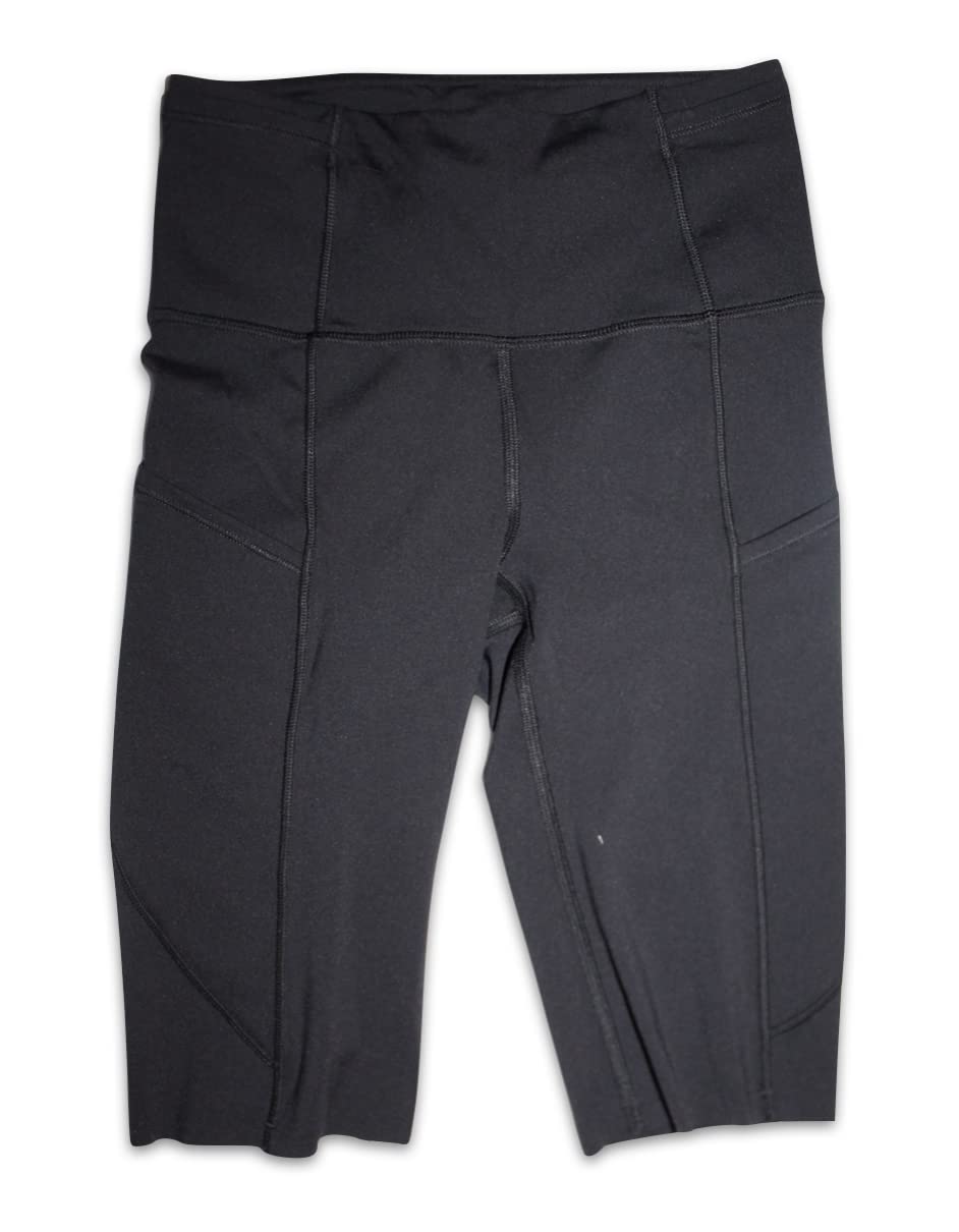 Lululemon Women's Fast and Free High Rise Long Shorts 10" Womens Size 2 HR Black Short