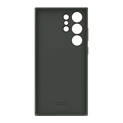 SAMSUNG Galaxy S23 Ultra Silicone Phone Case, Protective Cover w/Color Variety, Smooth Grip, Soft and Sleek Design, US Version, EF-PS918TGEGUS, Green 6.59 x 3.23 x 0.49 inches
