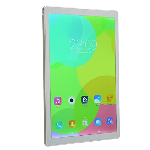 Portable Tablet, 10.1 Inch Tablet 6GB RAM 128GB ROM for Android 11 Dual Cameras HiFi Speakers for Home (US Plug)
