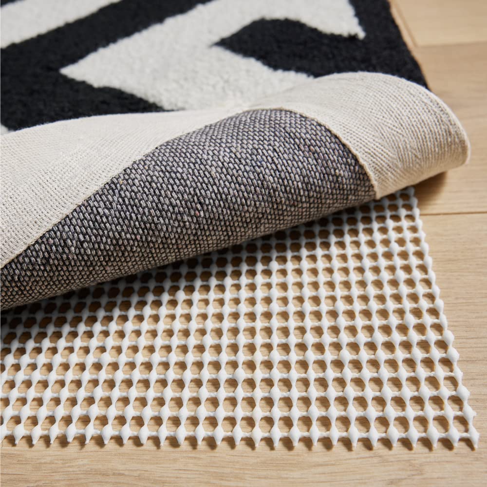Gorilla Grip Extra Strong Rug Pad Gripper, 9x12 FT, Grips Keep Area Rugs Safe and in Place, Thick, Slip and Skid Resistant Pads for Hard Floors, Under Carpet Mat Cushion and Hardwood Floor Protection